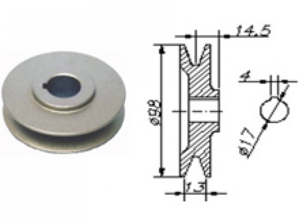 Polea Alternador Agrale-Deutz/Komatsu/Clark/Massey Ferguson - Encendido ...