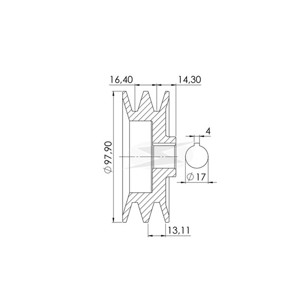 Polea Alternador Massey Ferguson/Mercedes Benz – Encendido Ferman