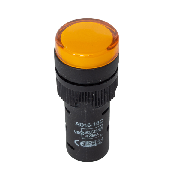 Indicador luminoso LED – Color Ámbar – Caja X 10 Unidades – Encendido ...